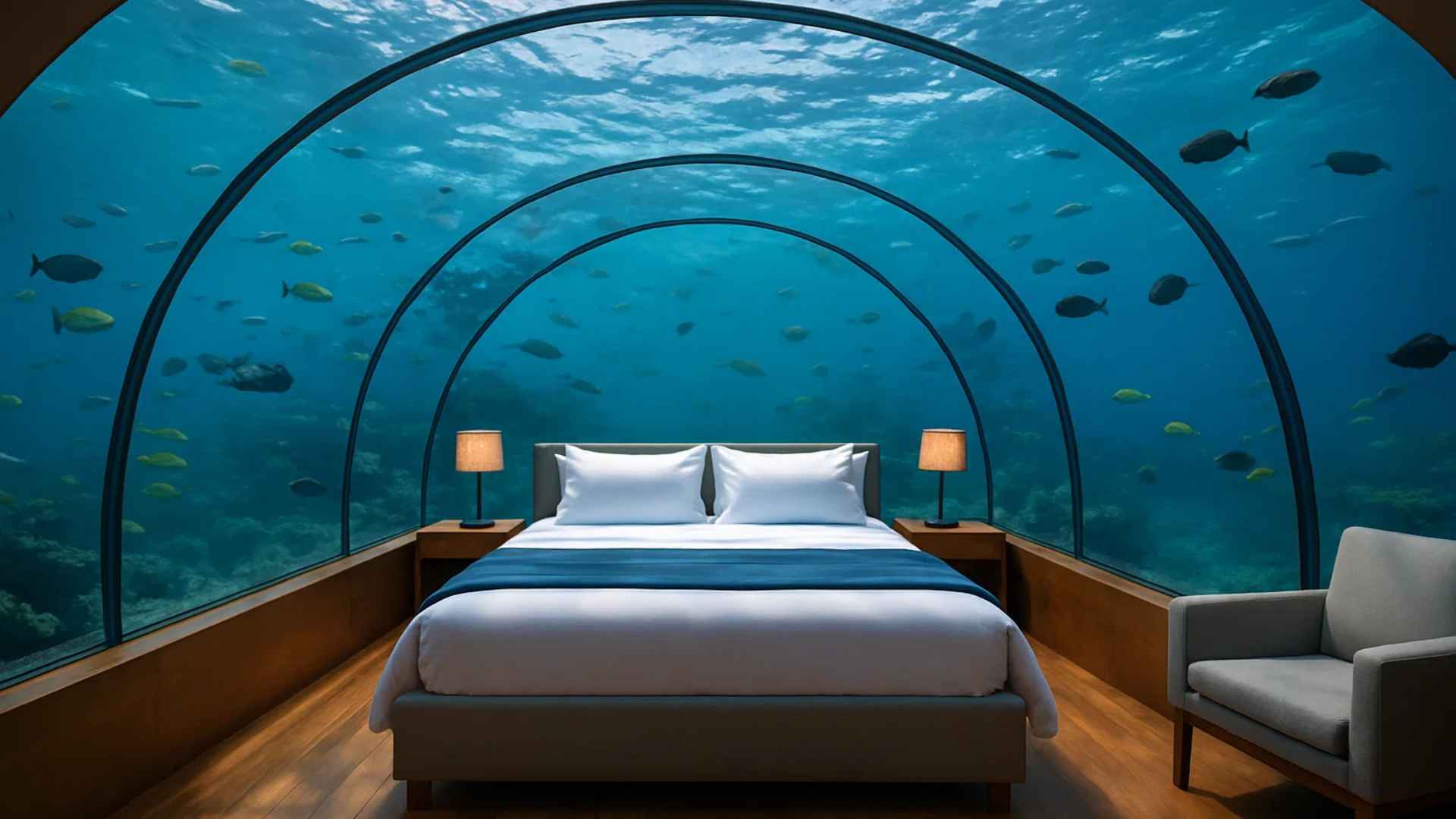 The BEST Maldives Underwater Hotels in 2025: Sleeping With Sharks